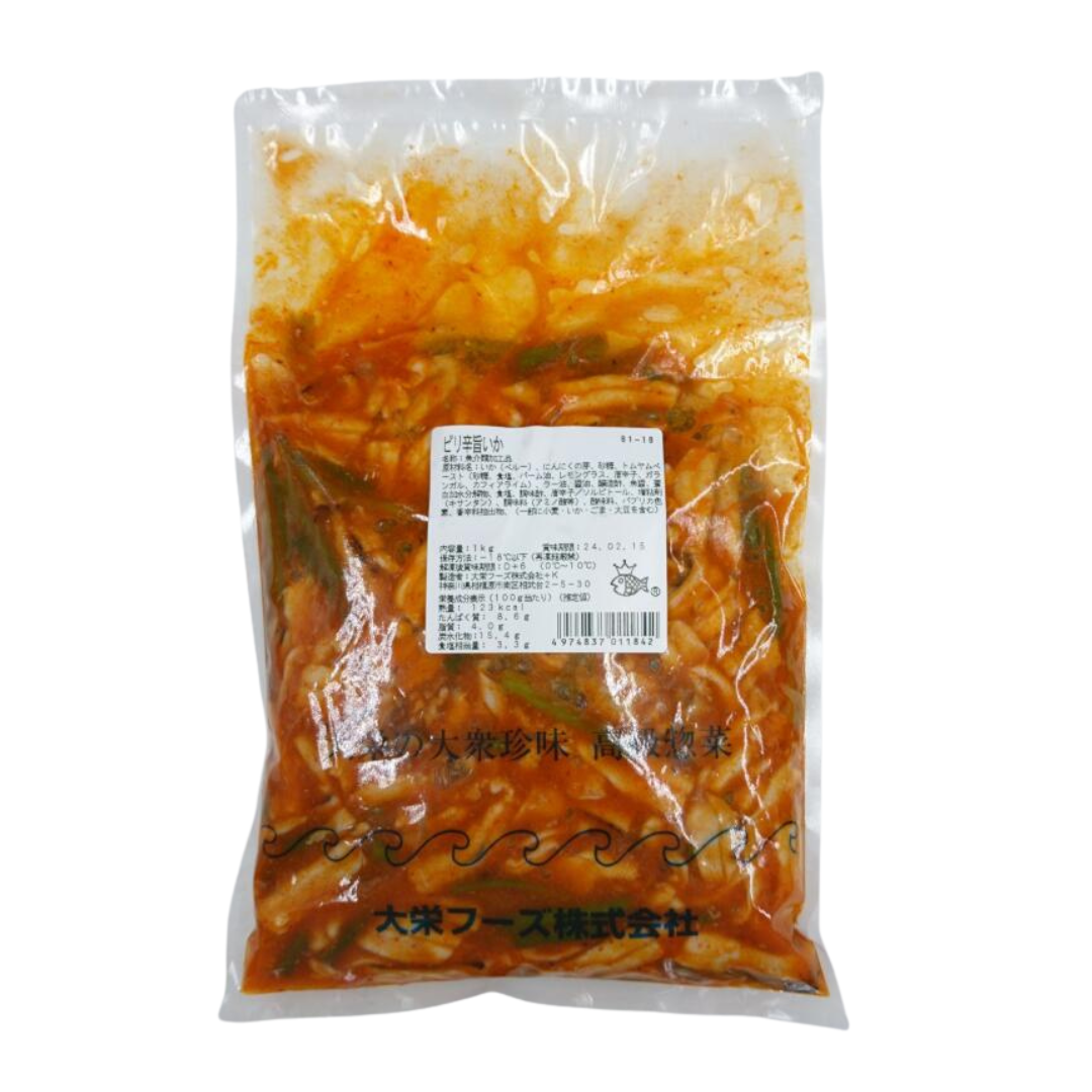 Pirikara Umaika (Spicy Squid) 1kg – JFC New Zealand Ltd