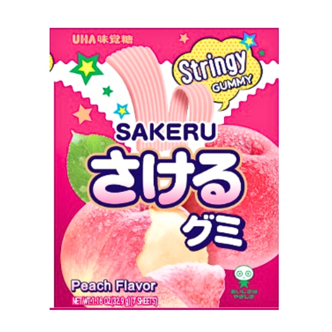 UHA Sakeru Gummy Hakuto(Peach) 7p 32.9g – JFC New Zealand Ltd